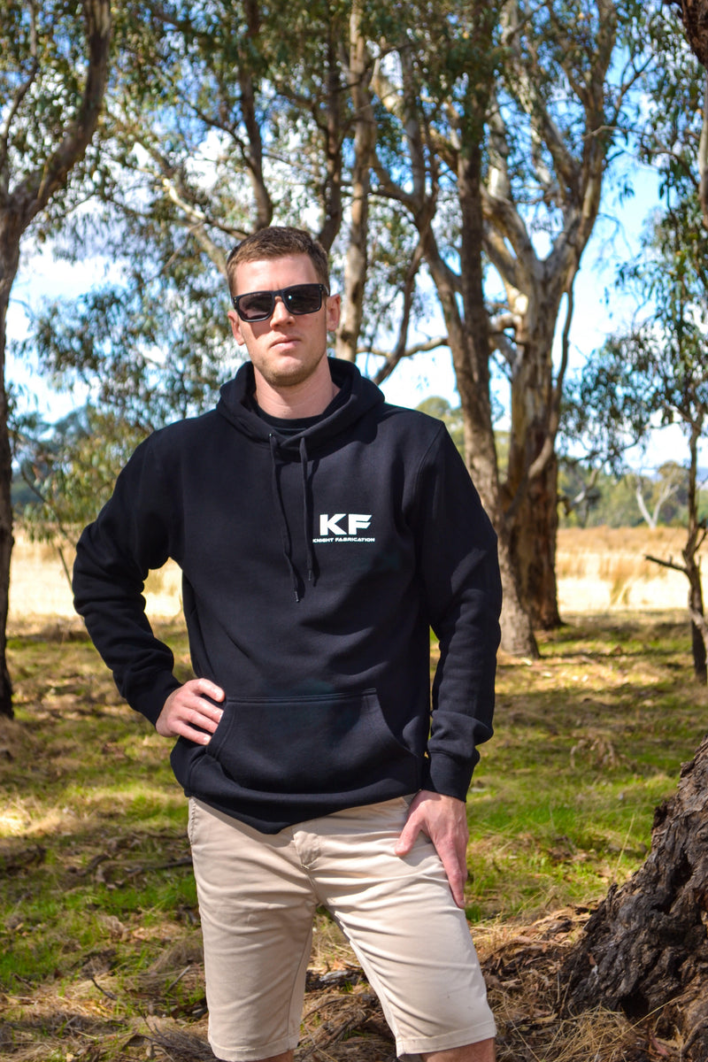 Knight Fab Hoodie- White – Knight Fabrication
